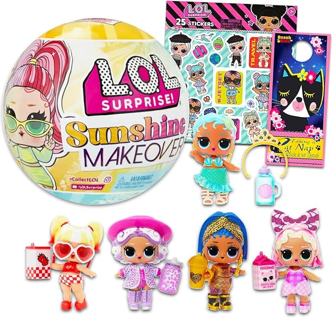 LOL Surprise Mystery Makeover Sunshine Doll for Girls Set - Bundle ...