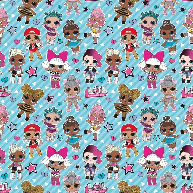 LOL Surprise Birthday Gift Wrapping Paper - 30 Inch X 5 Ft - 1 Roll ...