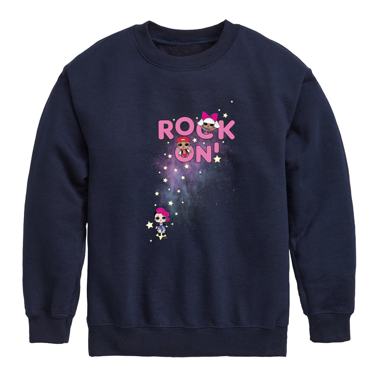LOL Surprise! - Space Rock Girls - Toddler And Youth Crewneck Fleece ...