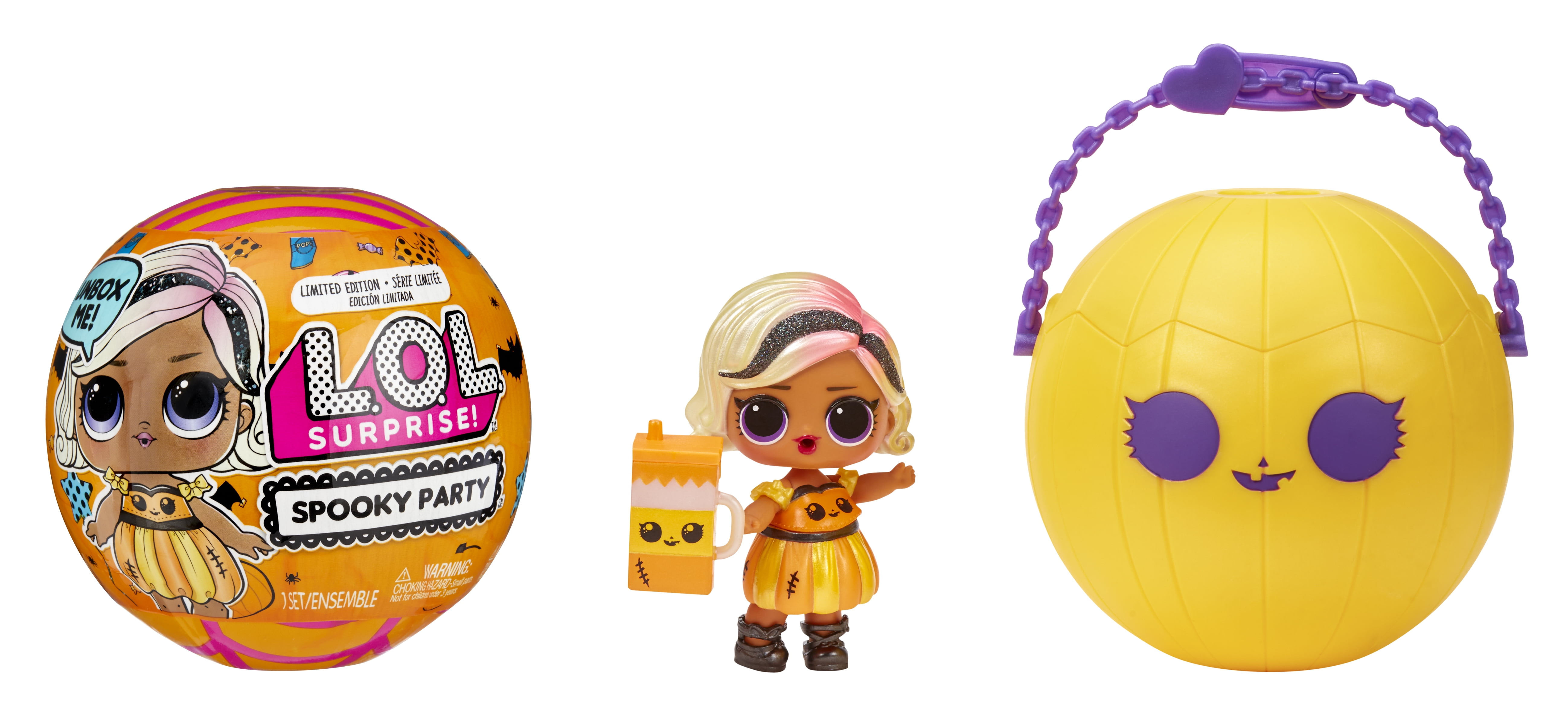 LOL Surprise Spooky Party Tots Pumpkin Pretty Doll, for Ages 3 ...