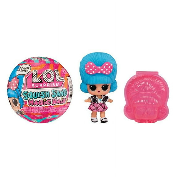 LOL. Surprise! Squish Sand Magic Hair Tots- with Collectible Doll ...