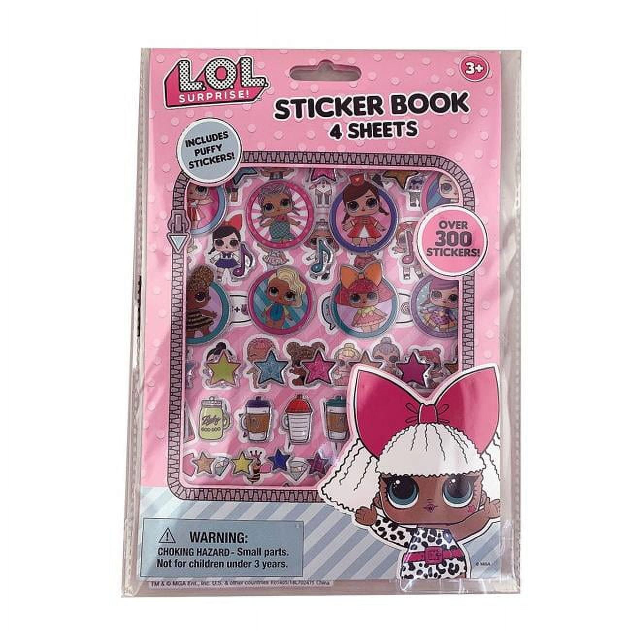 LOL Surprise! - Sticker Book with Puffy Stickers - Walmart.com