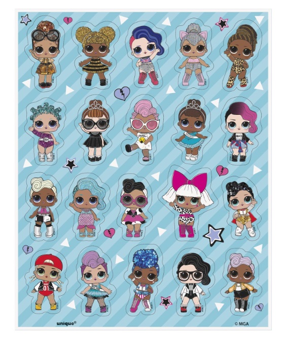 LOL Surprise! - Sticker Sheet - Walmart.com