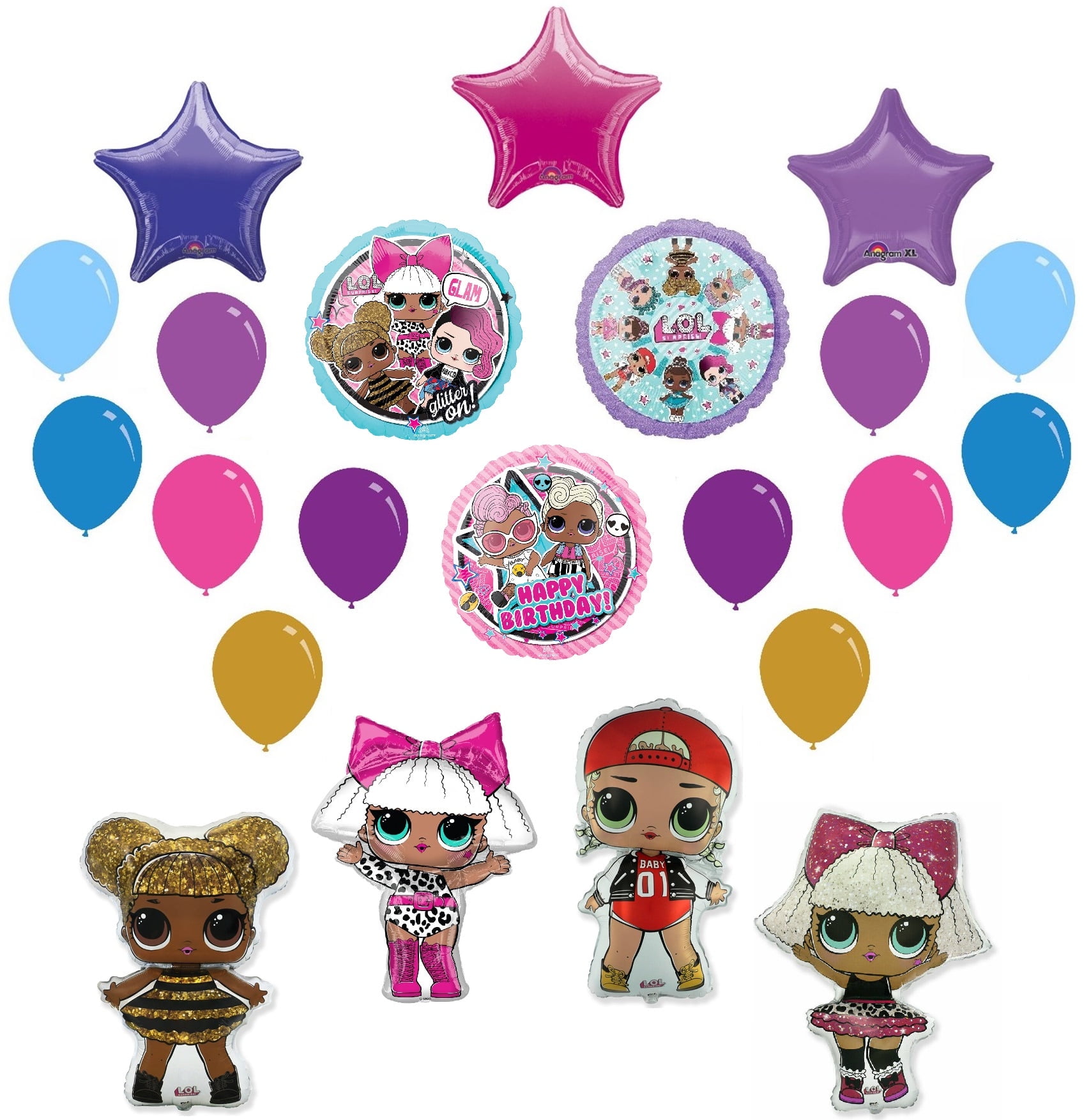 L.O.L. Surprise! Surprise Diva Queen Bee McSwag Leopard Tutu Characters ...