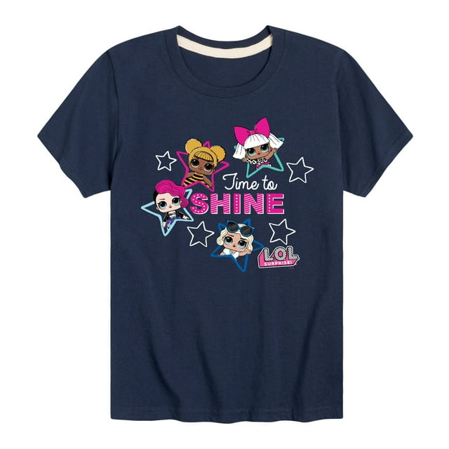 LOL Surprise! - Time To Shine - Toddler And Youth Short Sleeve Graphic ...