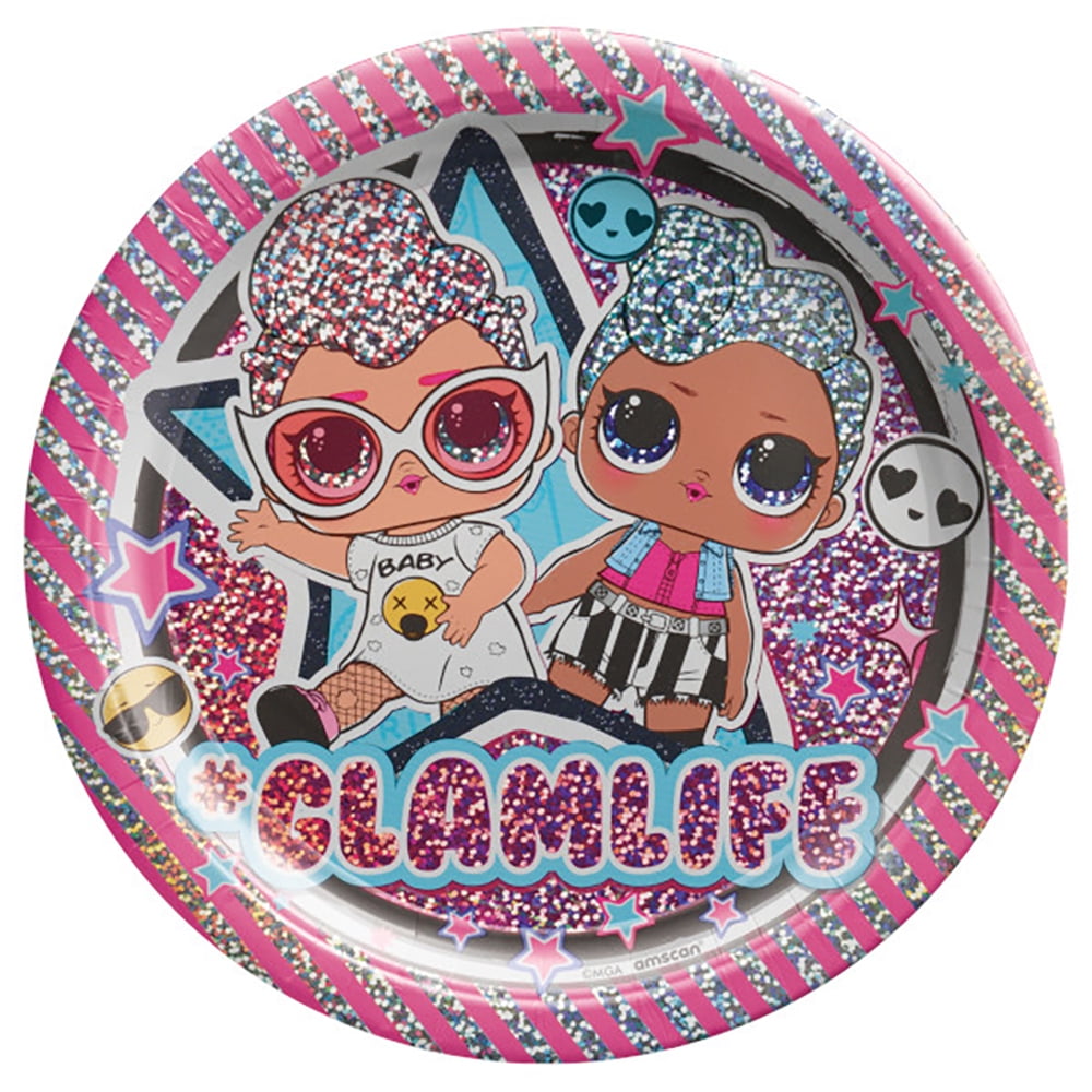 LOL Surprise! 'Together 4 Eva' Prismatic Small Paper Plates (8ct ...