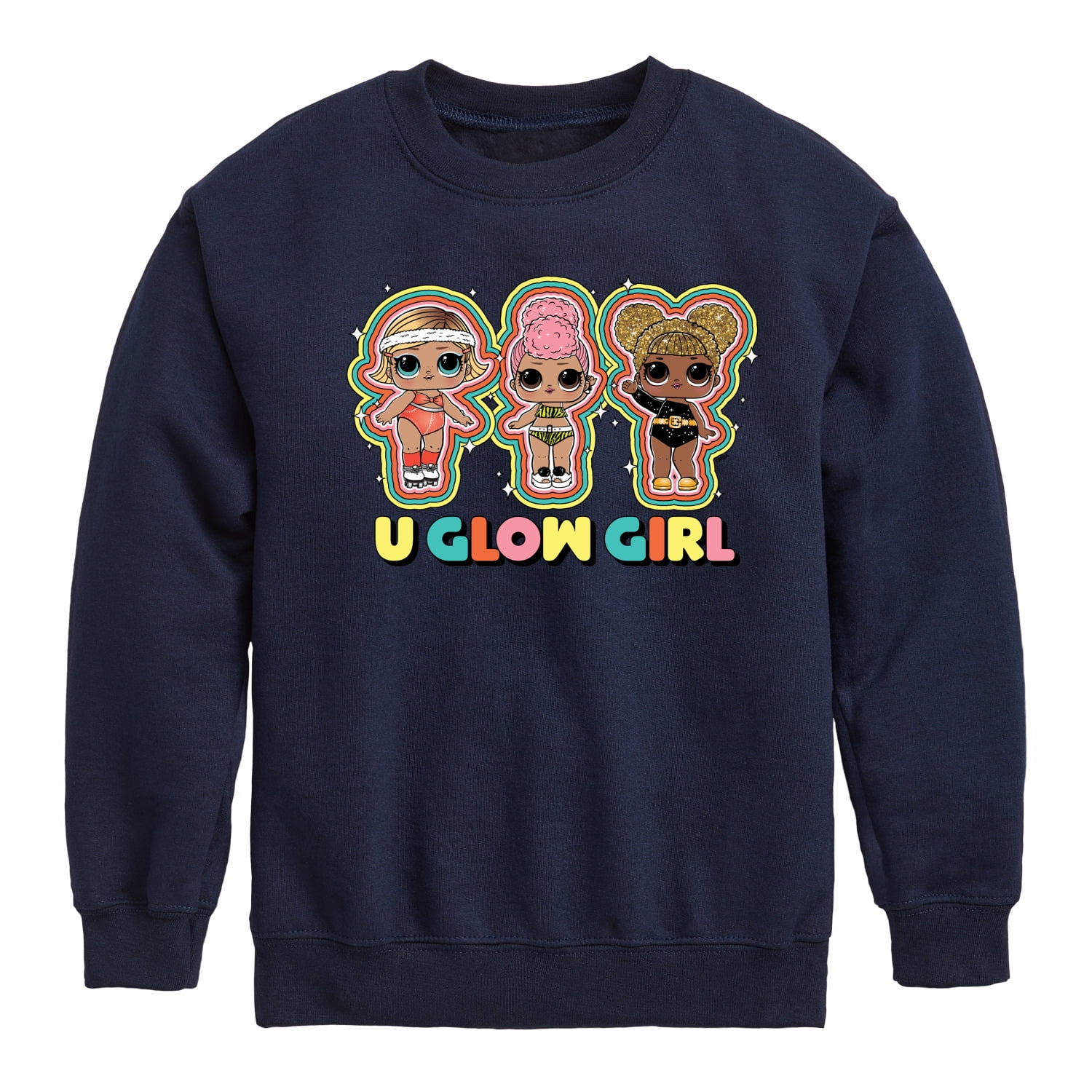 LOL Surprise! - You Glow Girl - Toddler And Youth Crewneck Fleece ...