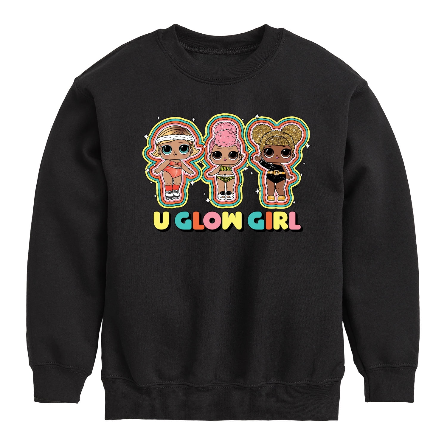 LOL Surprise! - You Glow Girl - Toddler And Youth Crewneck Fleece ...