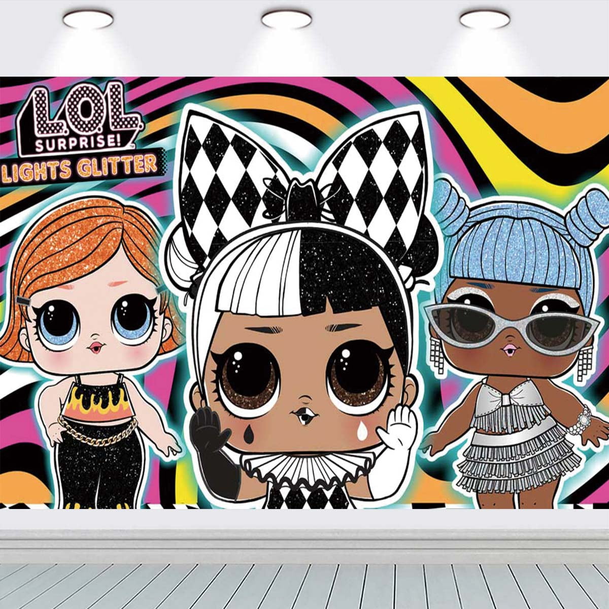 LOL Surprise school Poster Backdrop Banner Party Supplies Birthday ...