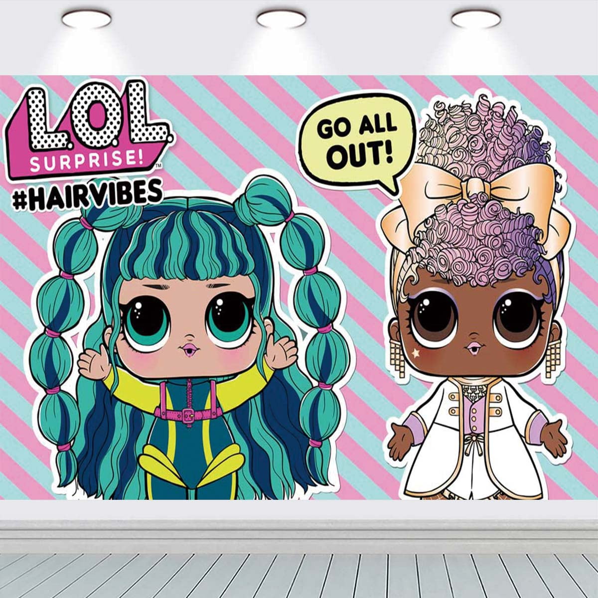 LOL Surprise school Taspestry Poster Banner Backdrop Background Wall ...