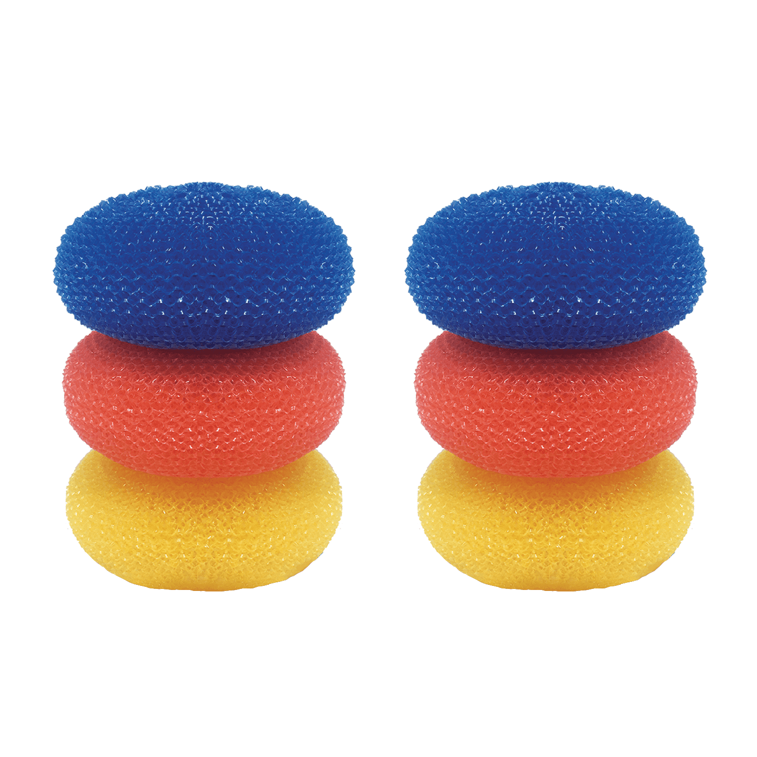 LOLA Jumbo Plastic Mesh Scourer, Non-Scratch Nylon Knitted Mesh, Rust ...