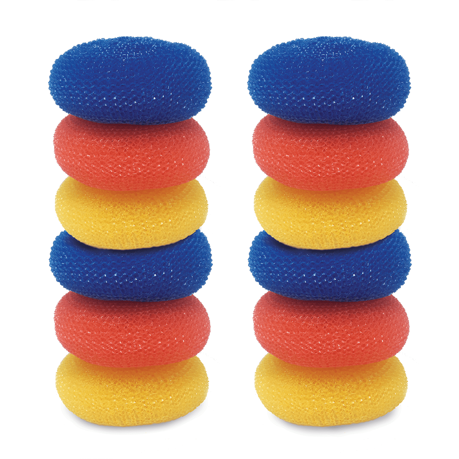 LOLA Jumbo Cleaning Scrub Pads, Non-Scratch Polypropylene Mesh ...