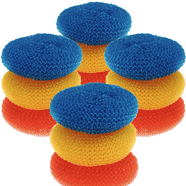 Uxcell Kitchen Plastic Soft Scrubber Scourer Pans Pot Brush Scouring ...