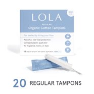 ob. Organic Plant-Based Applicator Tampons, Unscented, Super, 18 Ct ...