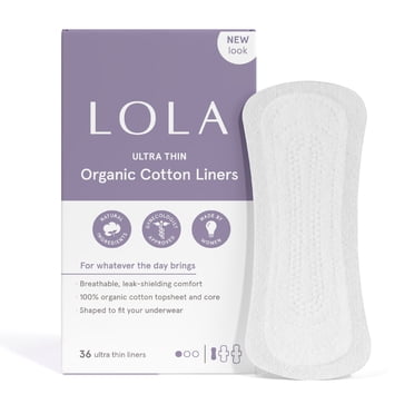 Organyc 100% Certified Organic Cotton Panty Liner, Light Flow, pH ...