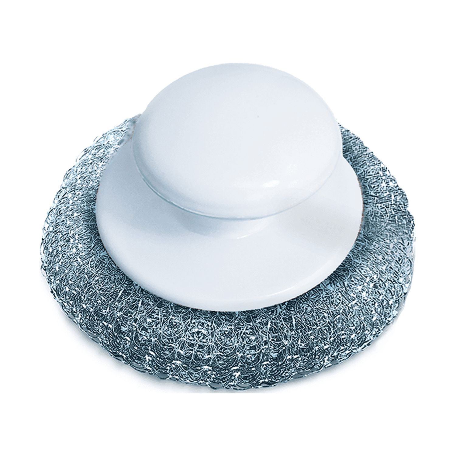 LOLA Wire Mesh Scourer W/ Comfort Hand Saver Knob, Galvanized Steel - 1 ...