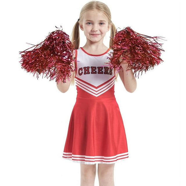 LOLANTA Girls Cheerleader Costumes Dresses Cheerleading Outfit Cheer ...