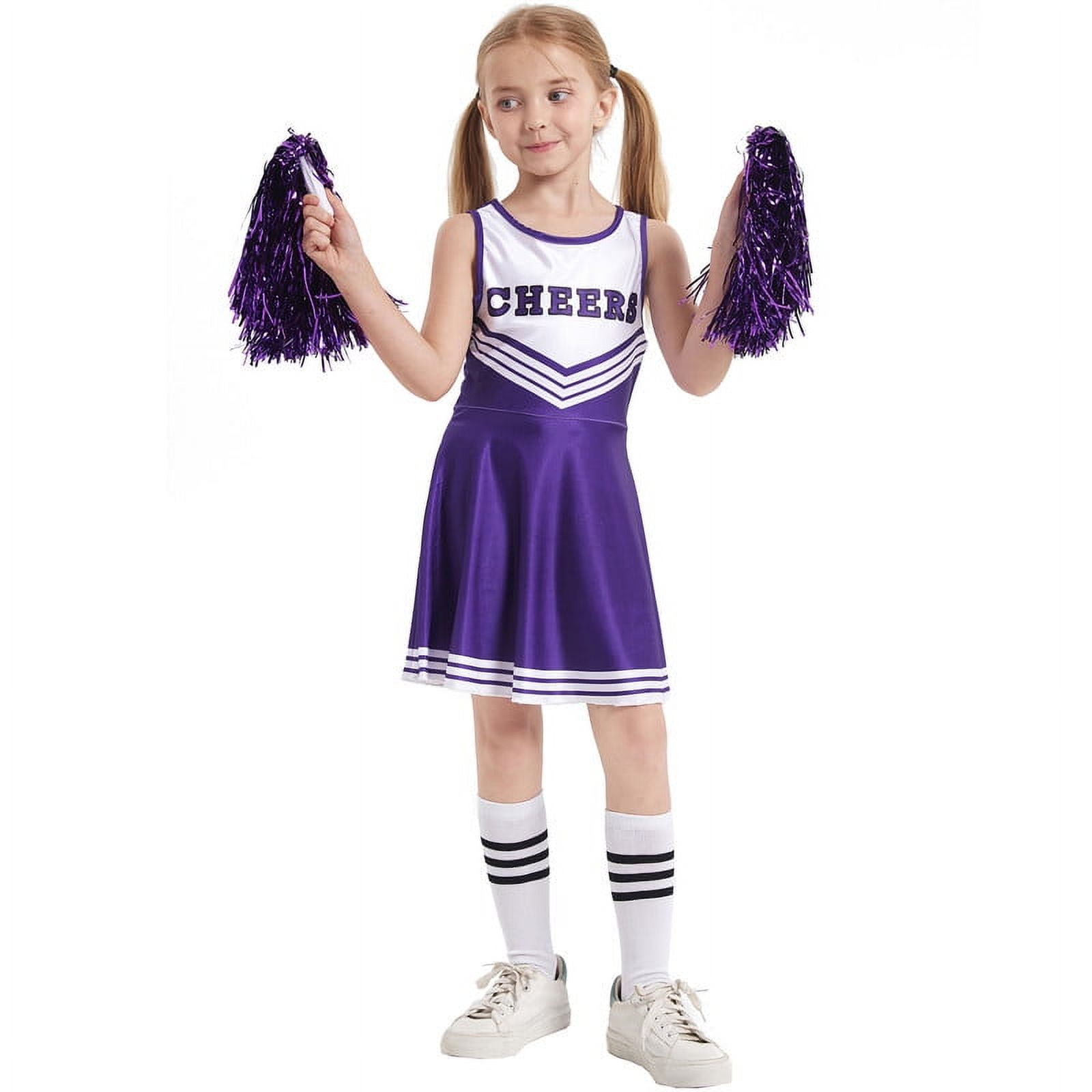 LOLANTA Girls Cheerleader Costumes Dresses Cheerleading Outfit ...