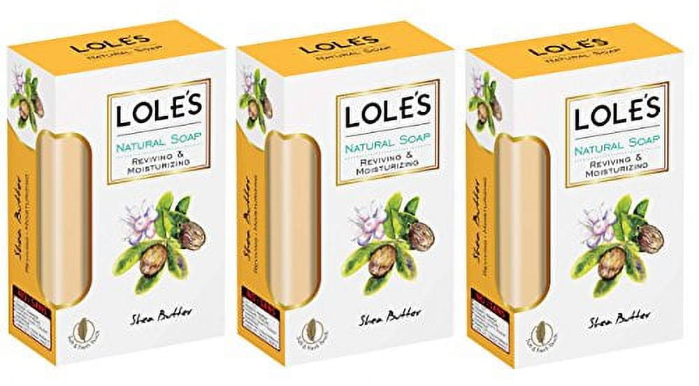 LOLE'S Luxury Pure Natural Soap, Shea Butter Beauty Soap Bar, Reviving ...
