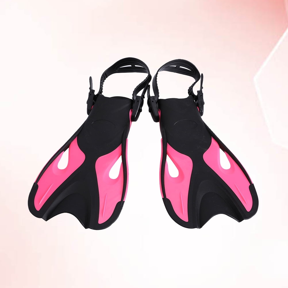 LOLIPPYY 1 Pair Diving Foot Flipper for Snorkelers and Divers in Pink ...