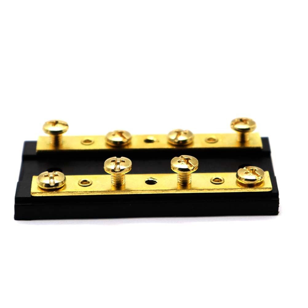 LOLIPPYY 1 Set Black Nylon Dual Bus Bar Electric Connector Blocks for ...