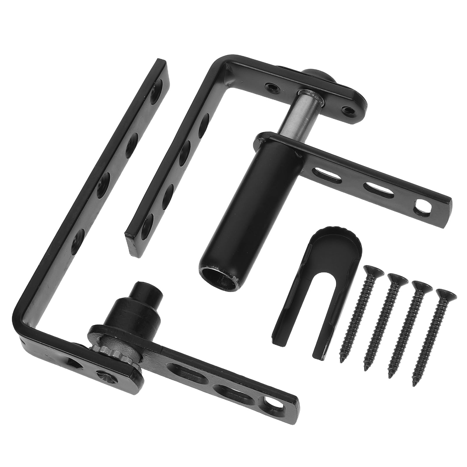 LOLIPPYY 1 Set Cafe Door Hinges Black: Self-Closing Swinging Door ...