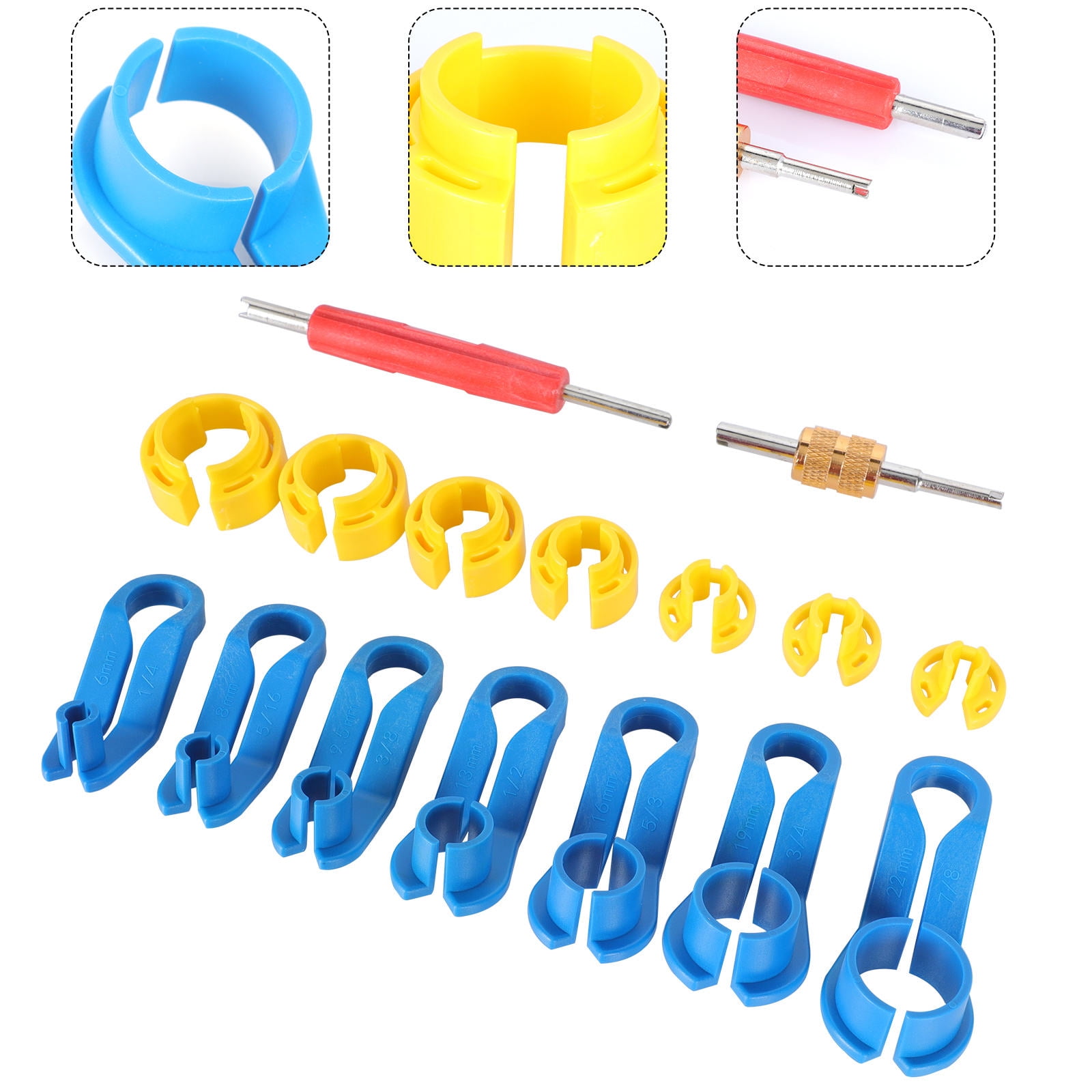 LOLIPPYY 1 Set Car Ac Tools for Air Conditioning Line Repair Assorted ...