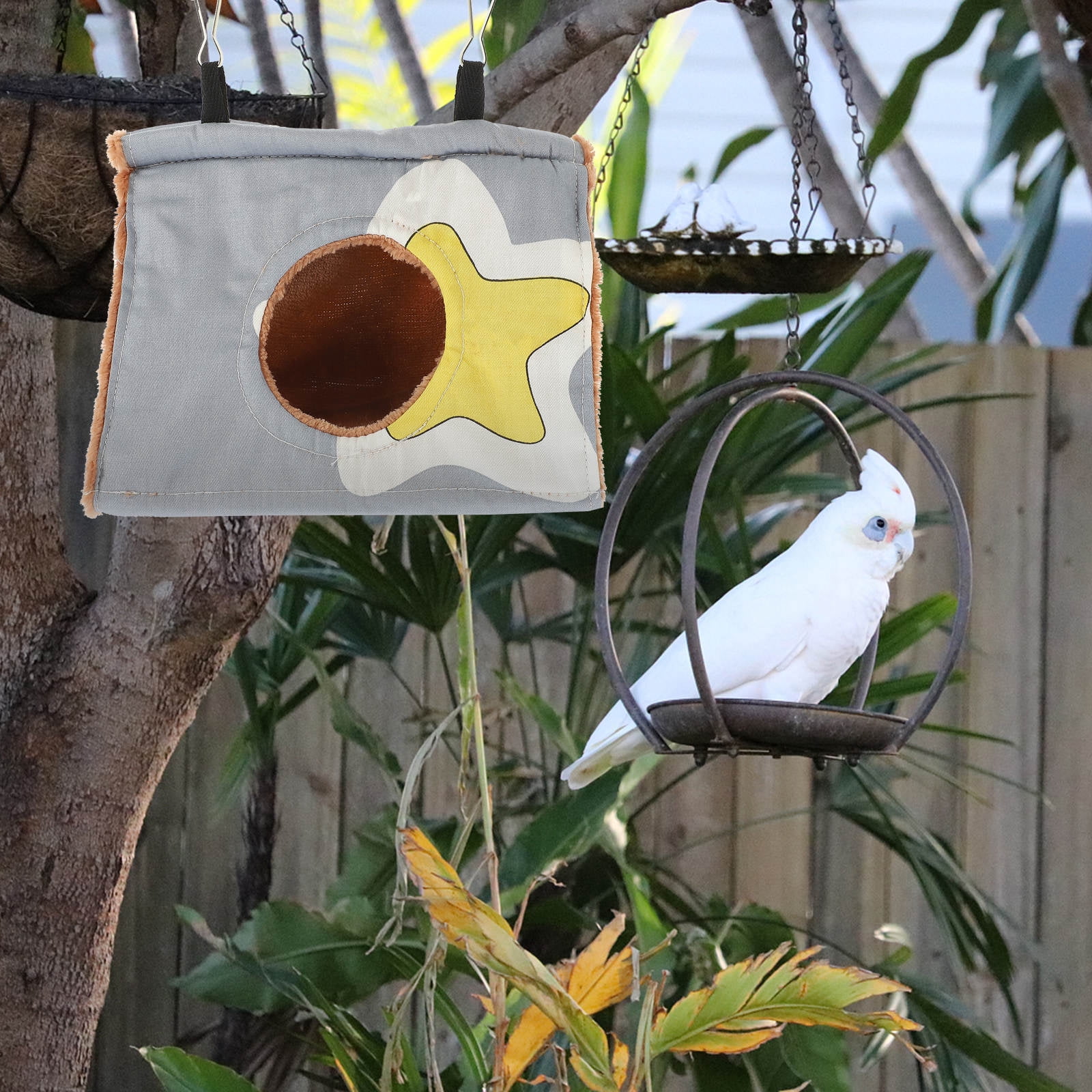LOLIPPYY 1 Set Cotton Hammock for Pet Birds Hiding Spot Nests for Birds ...