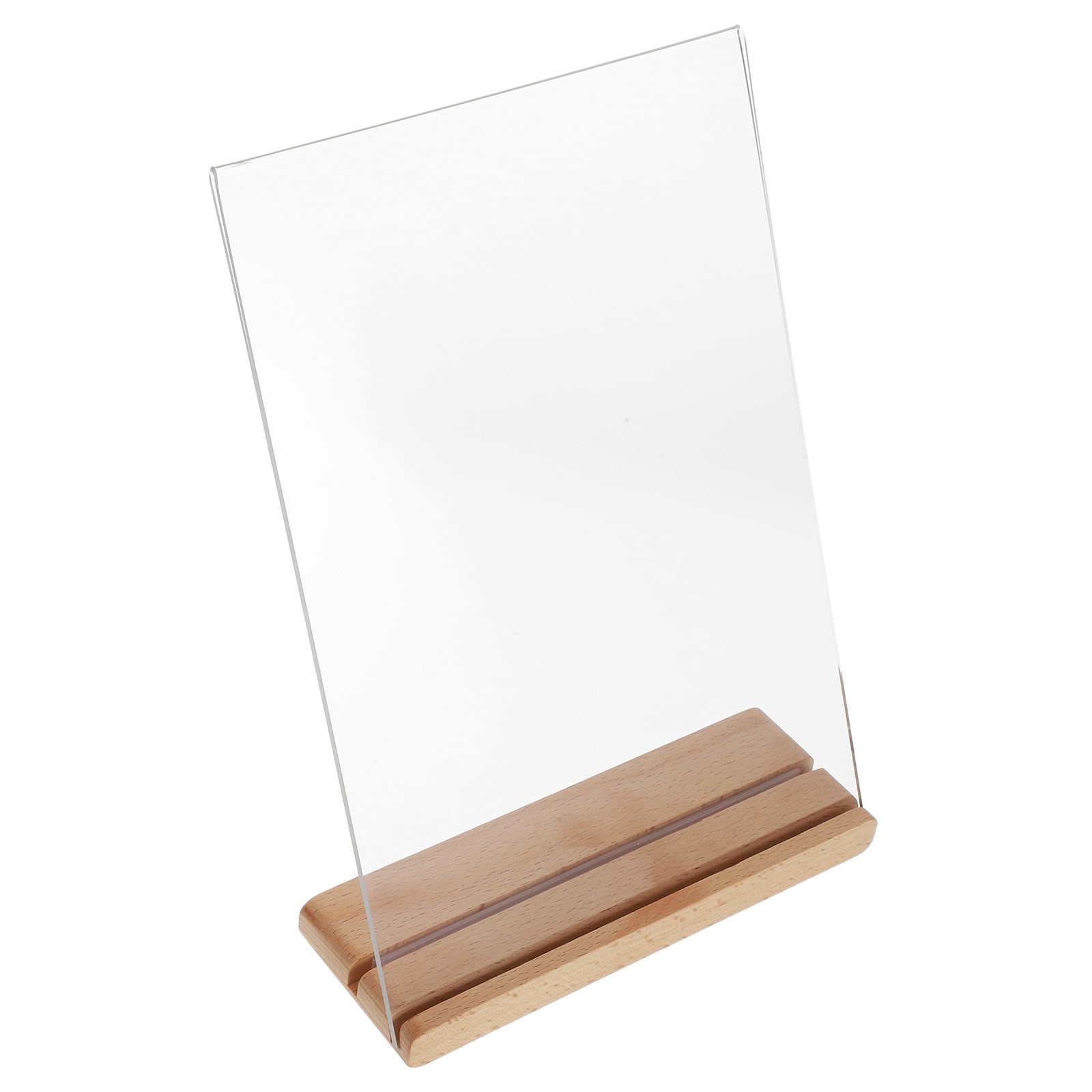 LOLIPPYY 1 Set Document Holder For Desk Acrylic Sign Stand Transparent ...