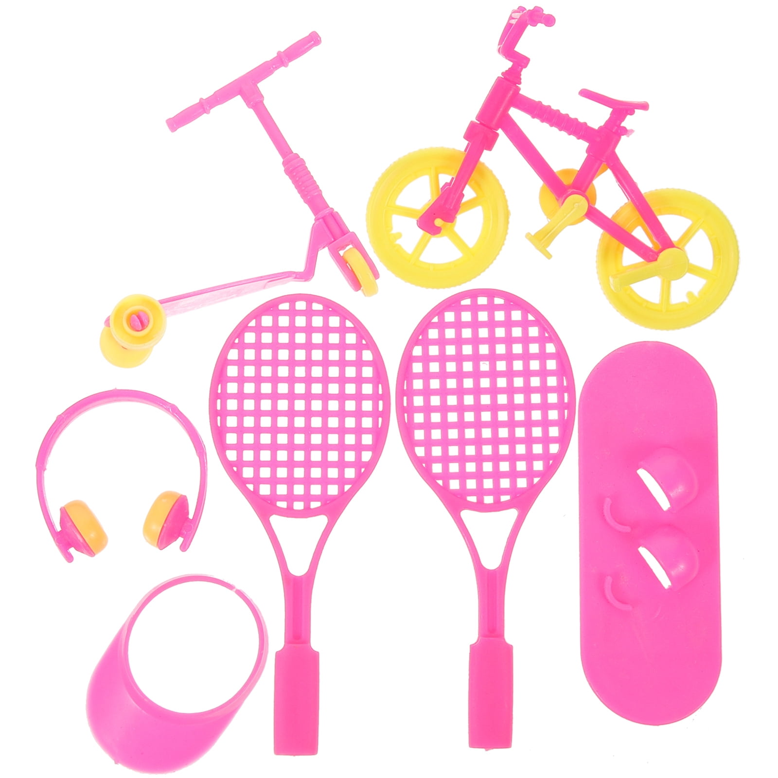 LOLIPPYY Dollhouse Sports Accessories Set for Kids, Colorful Toys for ...