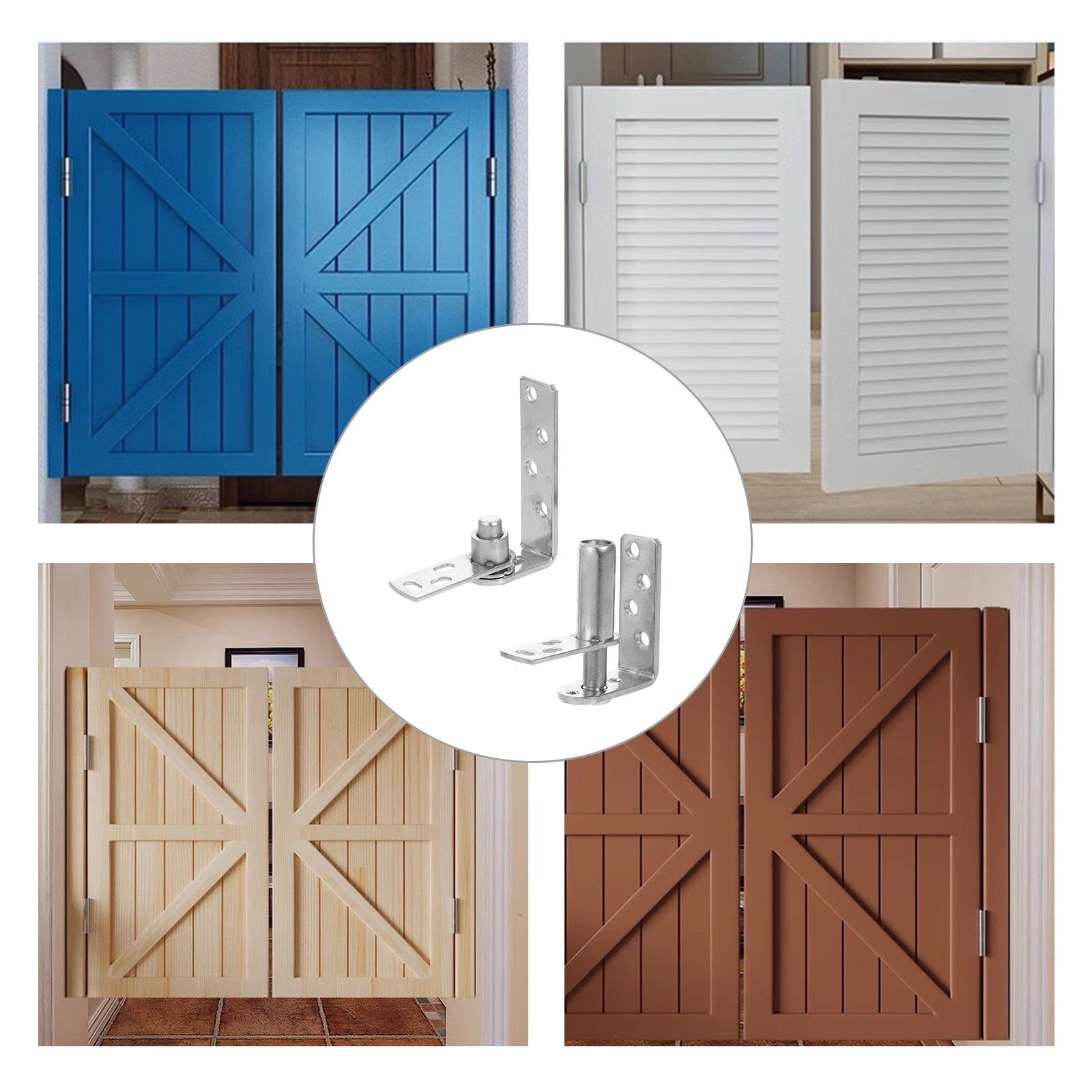 LOLIPPYY 1 Set Heavy Duty Self Closing Gate Hinges Door Hinge for Bar ...