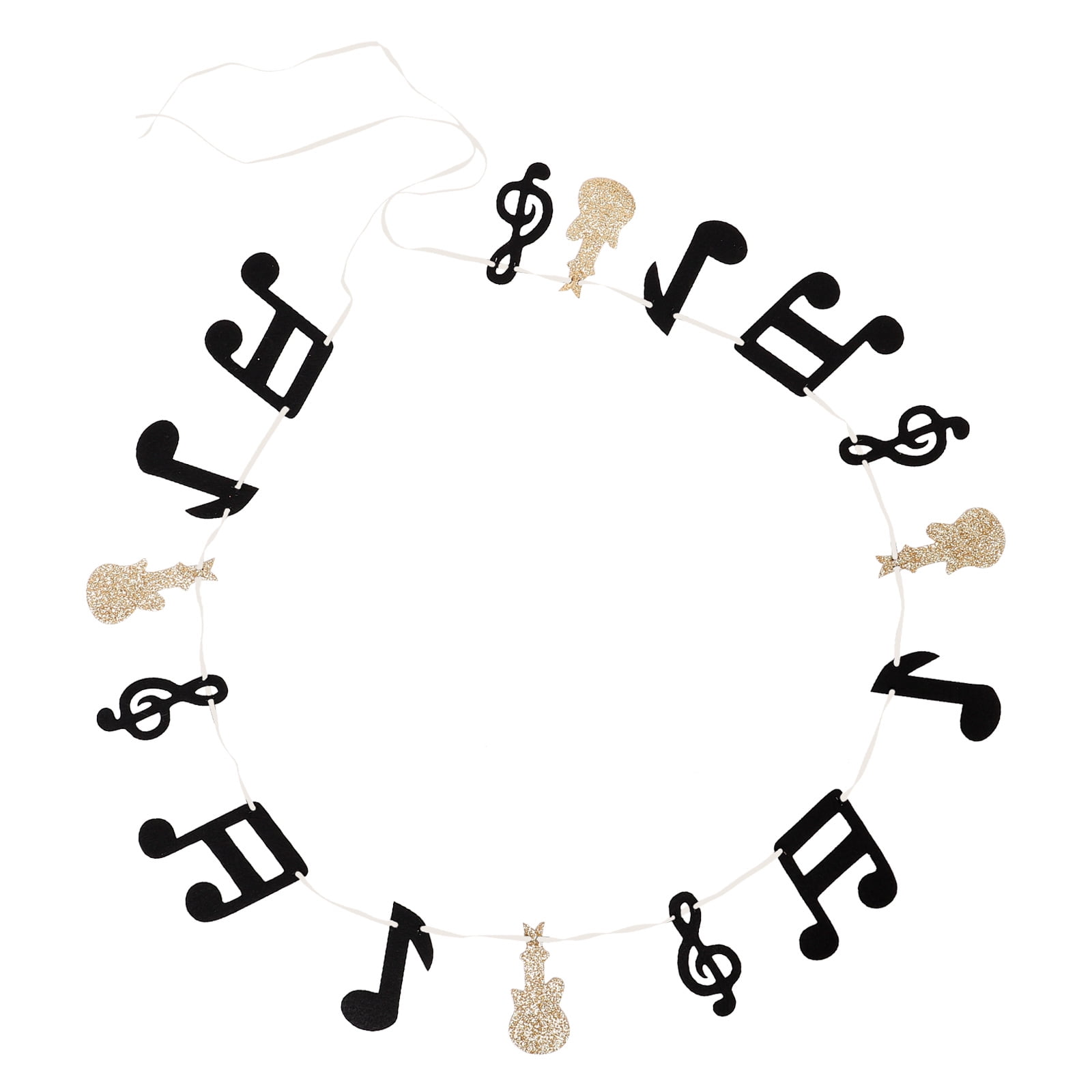 LOLIPPYY 1 Set Music Theme Garland Banner Assorted Color for Rock Theme ...