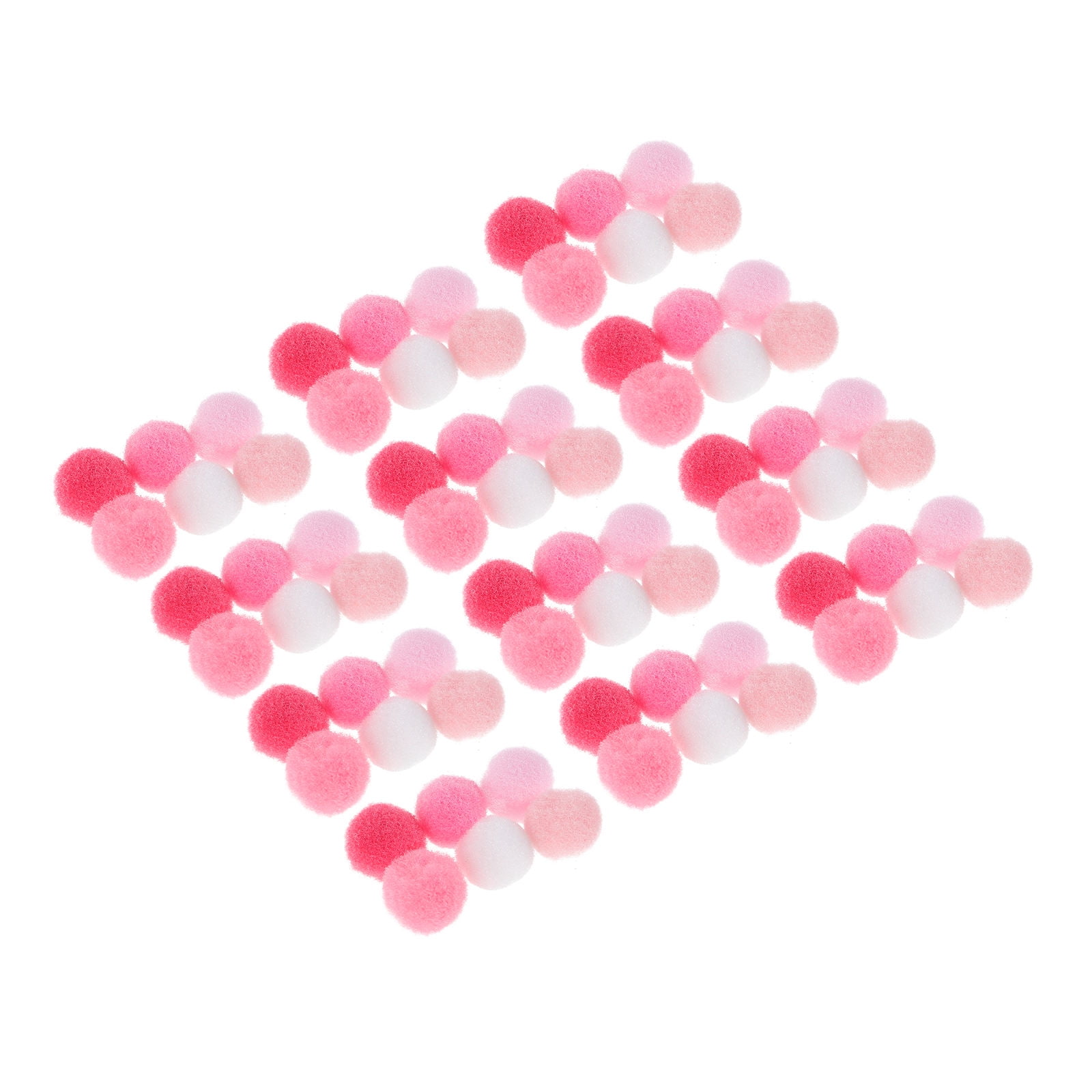 LOLIPPYY 1 Set Of DIY Colored Pom Poms Plush Assorted Color For Fashion ...