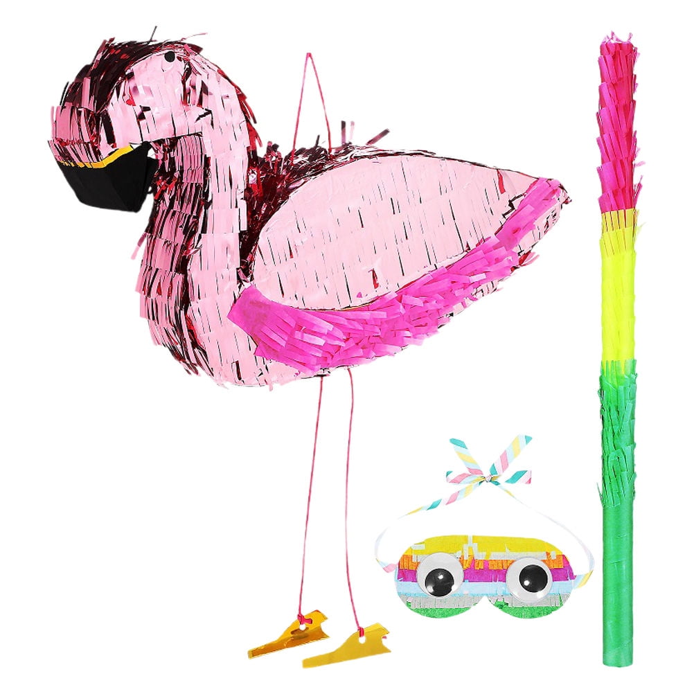 LOLIPPYY 1 Set Pull String Pinata Flamingo for Kids Pool Party ...