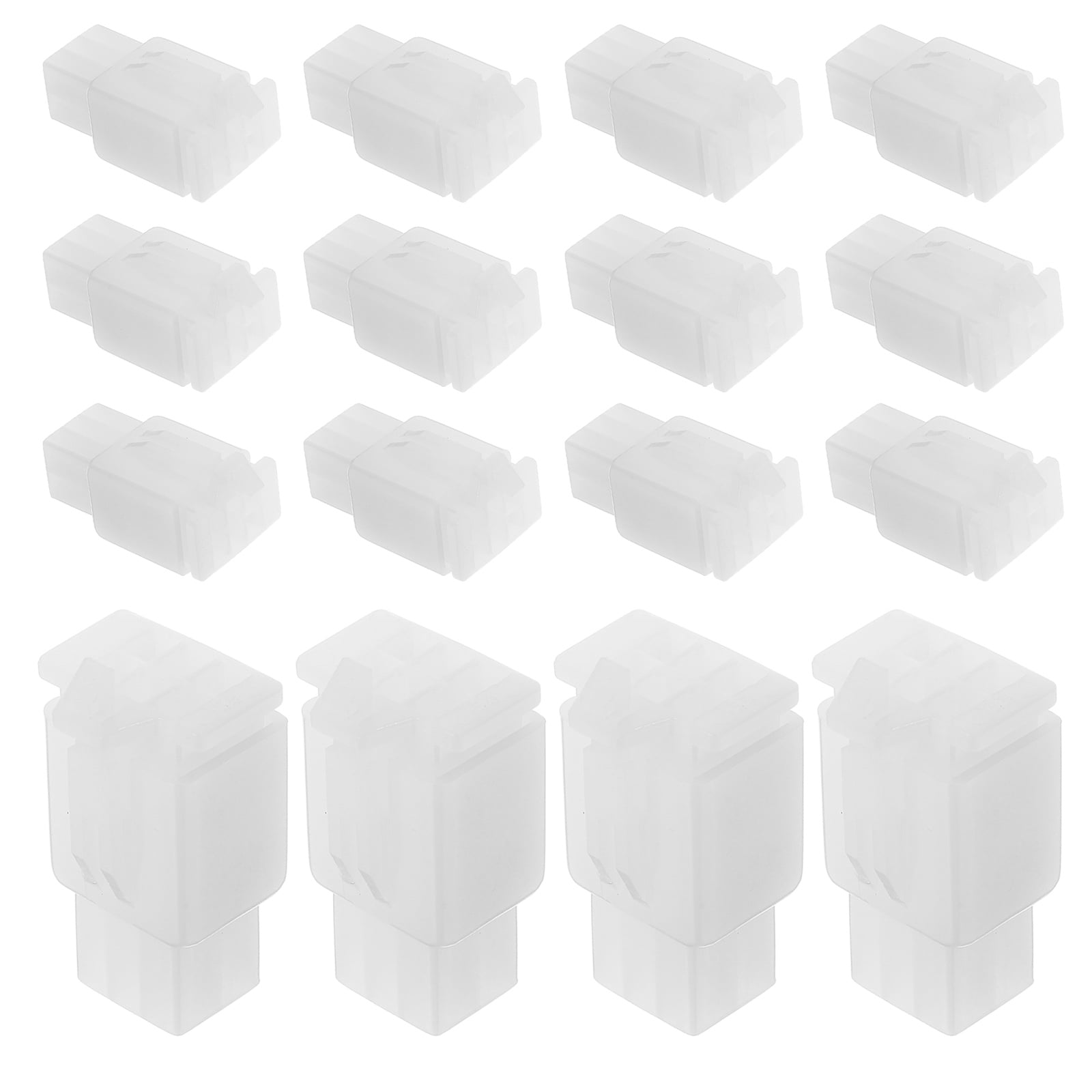 LOLIPPYY 1 Set Quick Connect Plug Kit Plastic White for Automotive ...
