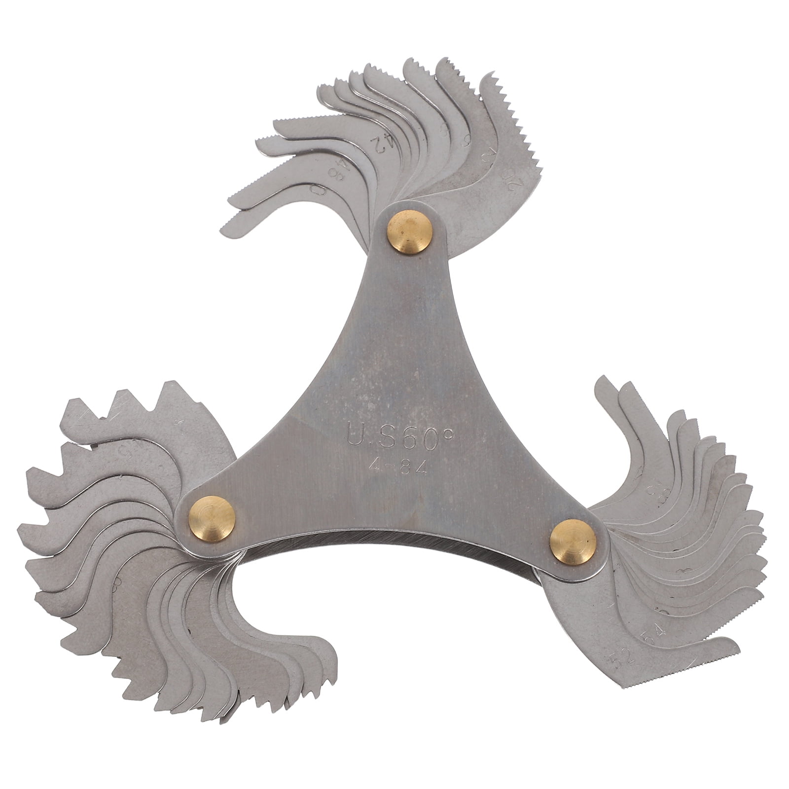 LOLIPPYY 1 Set Thread Pitch Gauges Measure Tool Set Carbon Steel Us ...