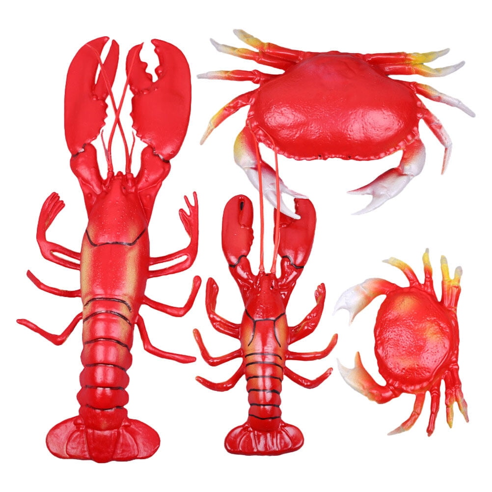 LOLIPPYY 1 Set of Artificial Lobster Crab Plastic Model Fish Tank ...