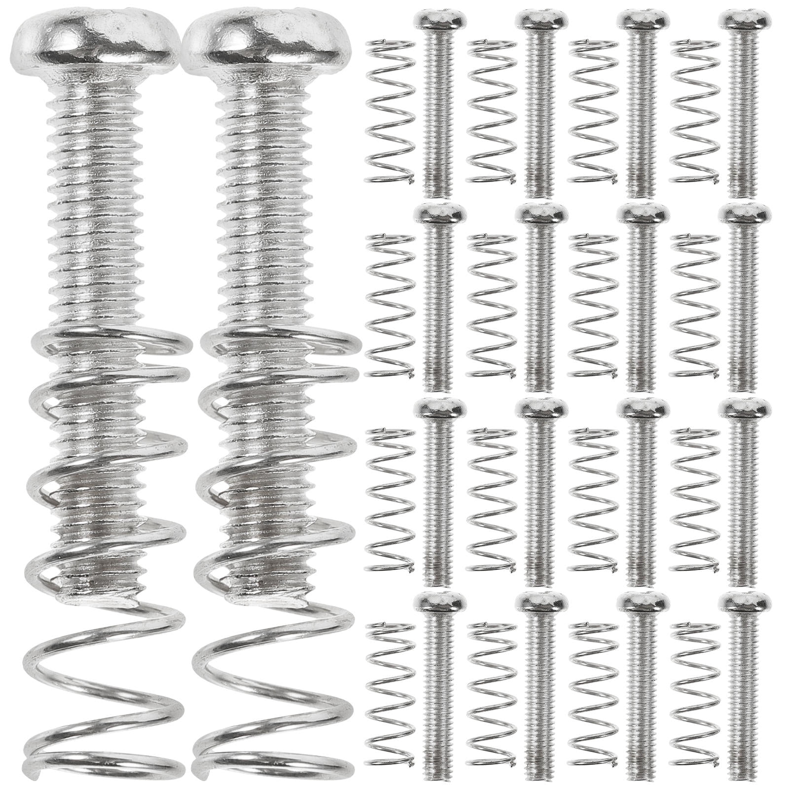 LOLIPPYY 1 Set of Guitar Bridge Screw Metal Silver for Guitarists ...