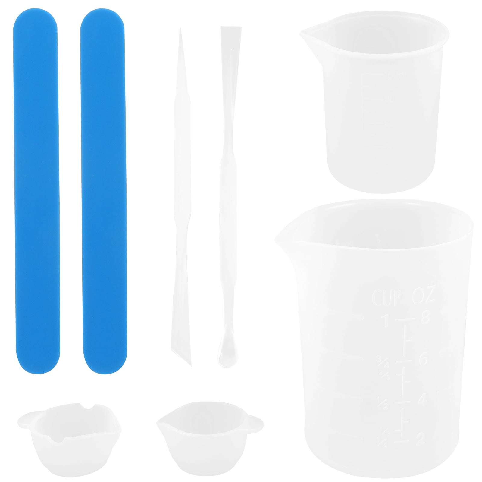 LOLIPPYY 1 Set of Silicone Stirring Sticks for Craft Work in Assorted ...