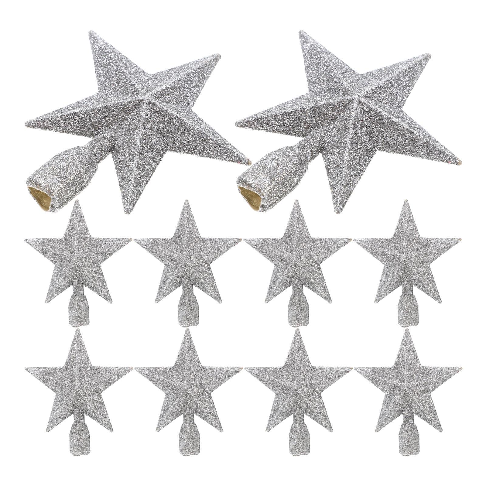 LOLIPPYY 10 Pcs Star Christmas Tree Topper Star Ornament for Christmas ...