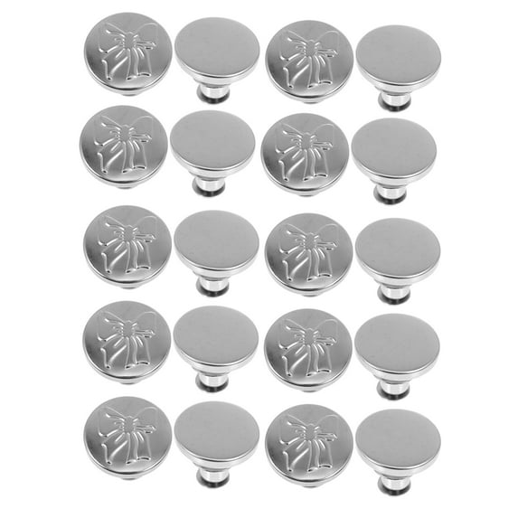 LOLIPPYY 10 Sets Jeans Instant Button alloy Jeans Fastener Button ...
