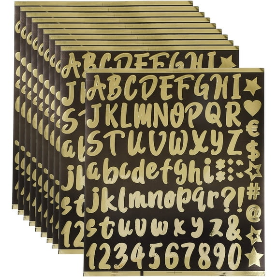 LOLIPPYY 10 Sheets Bin Number Stickers for Mailbox with Reflective ...