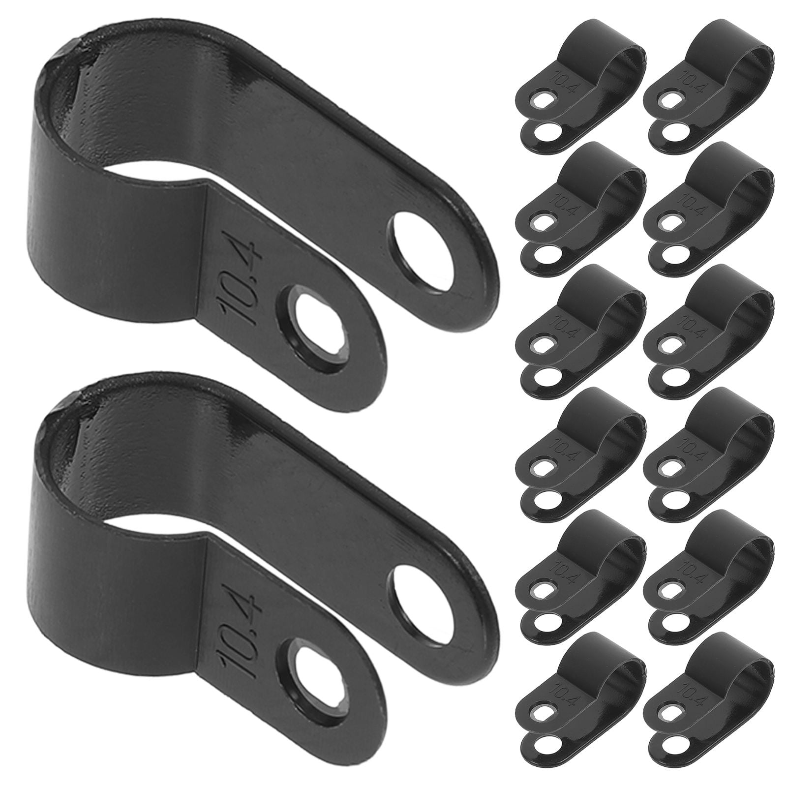 LOLIPPYY 1000 Pcs Black Nylon Cable Clips for Wire Management and ...