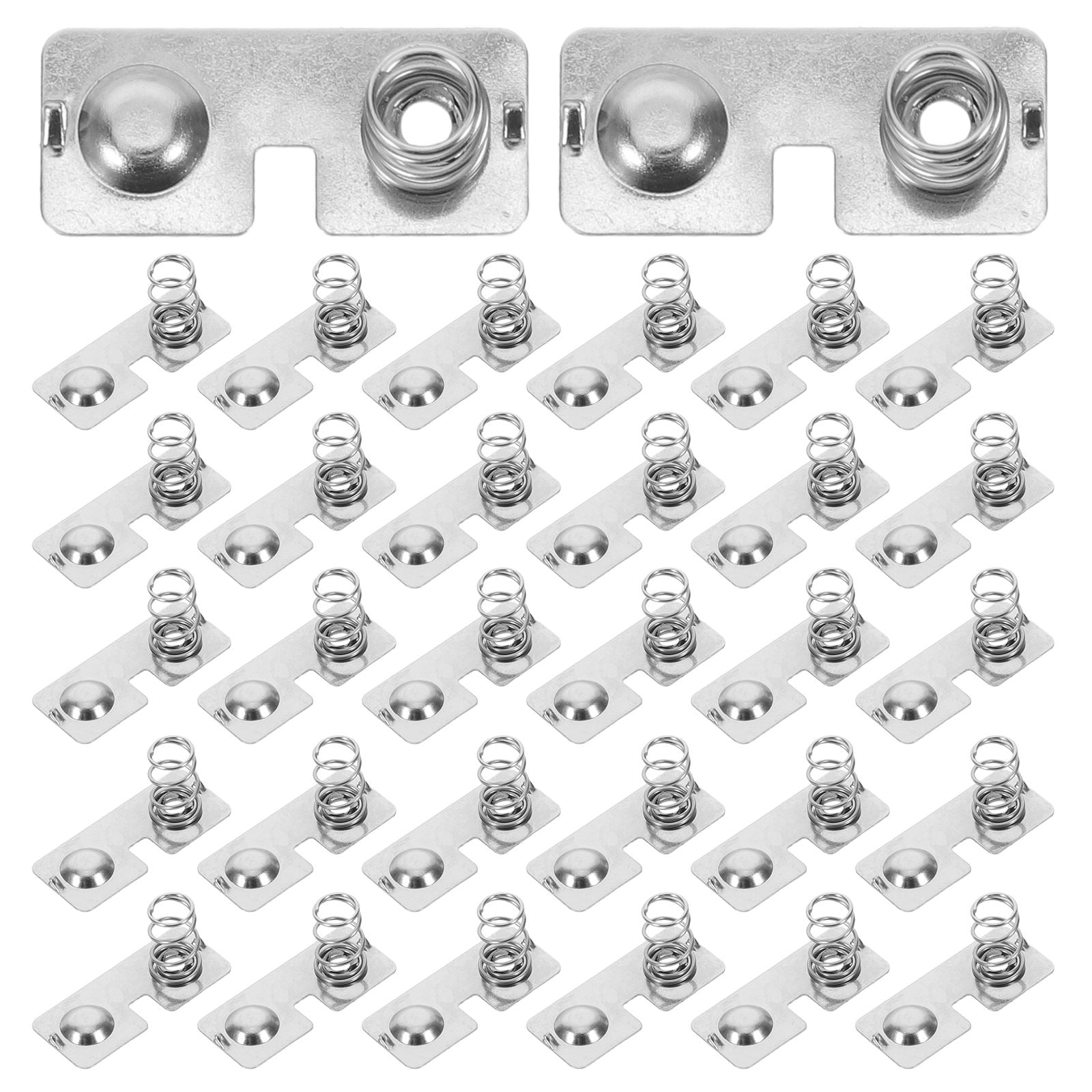 LOLIPPYY 100Pcs Battery Holder Spring Terminals for Aa Batteries with ...