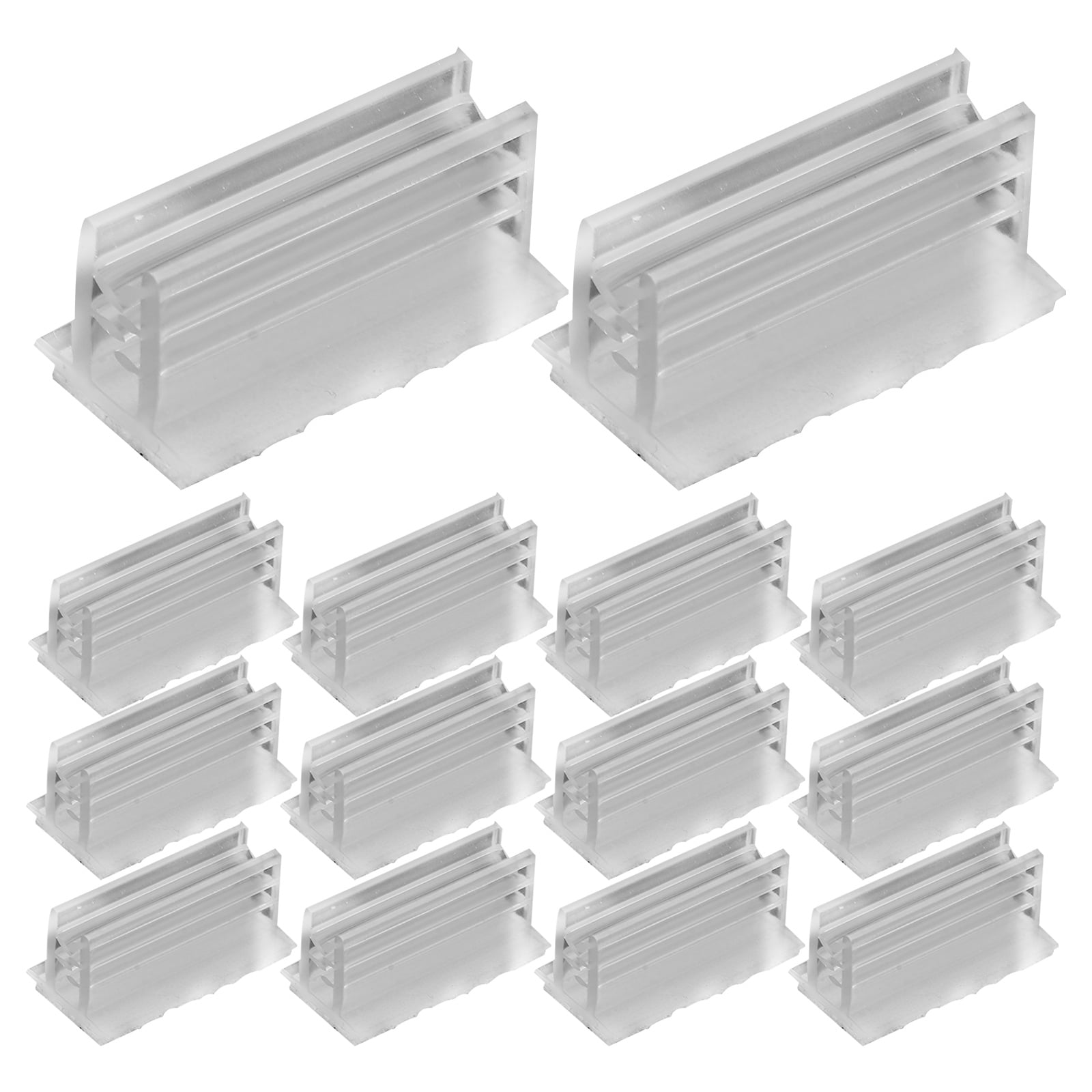 LOLIPPYY 100Pcs Clear Plastic Business Card Display Holder for Office ...