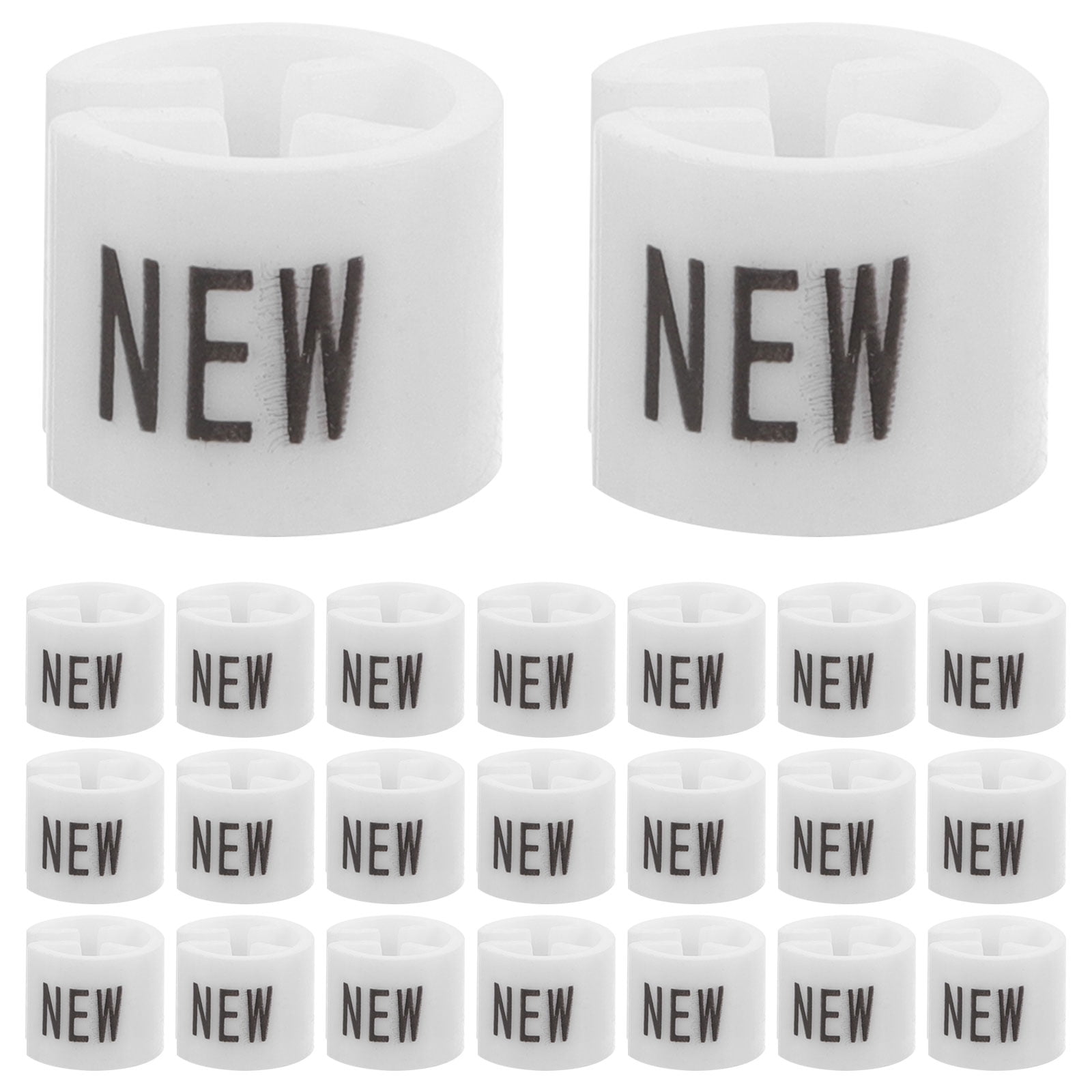 LOLIPPYY 100Pcs Clothing Rack Markers Plastic Label Accessories for ...