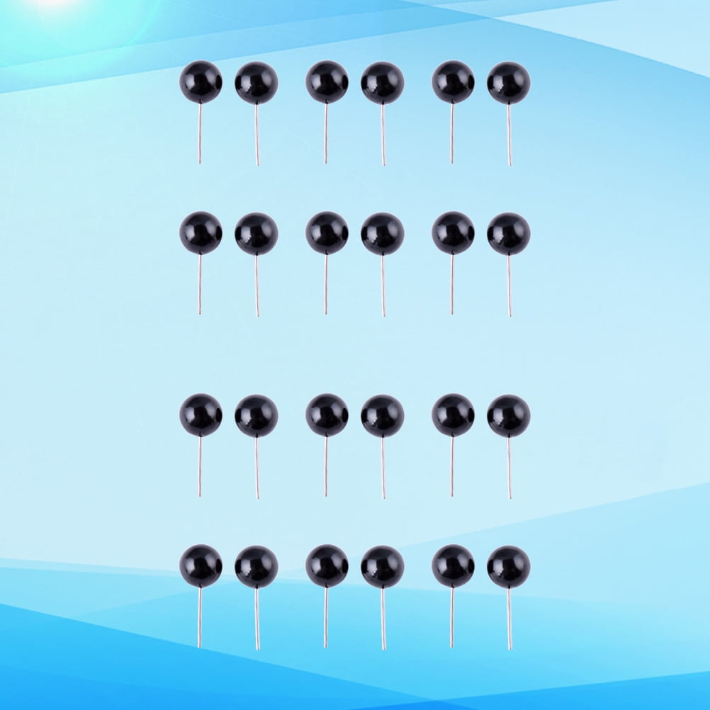 LOLIPPYY 100Pcs Diy Cartoon Eyes Plastic Iron Plug-in Design for ...