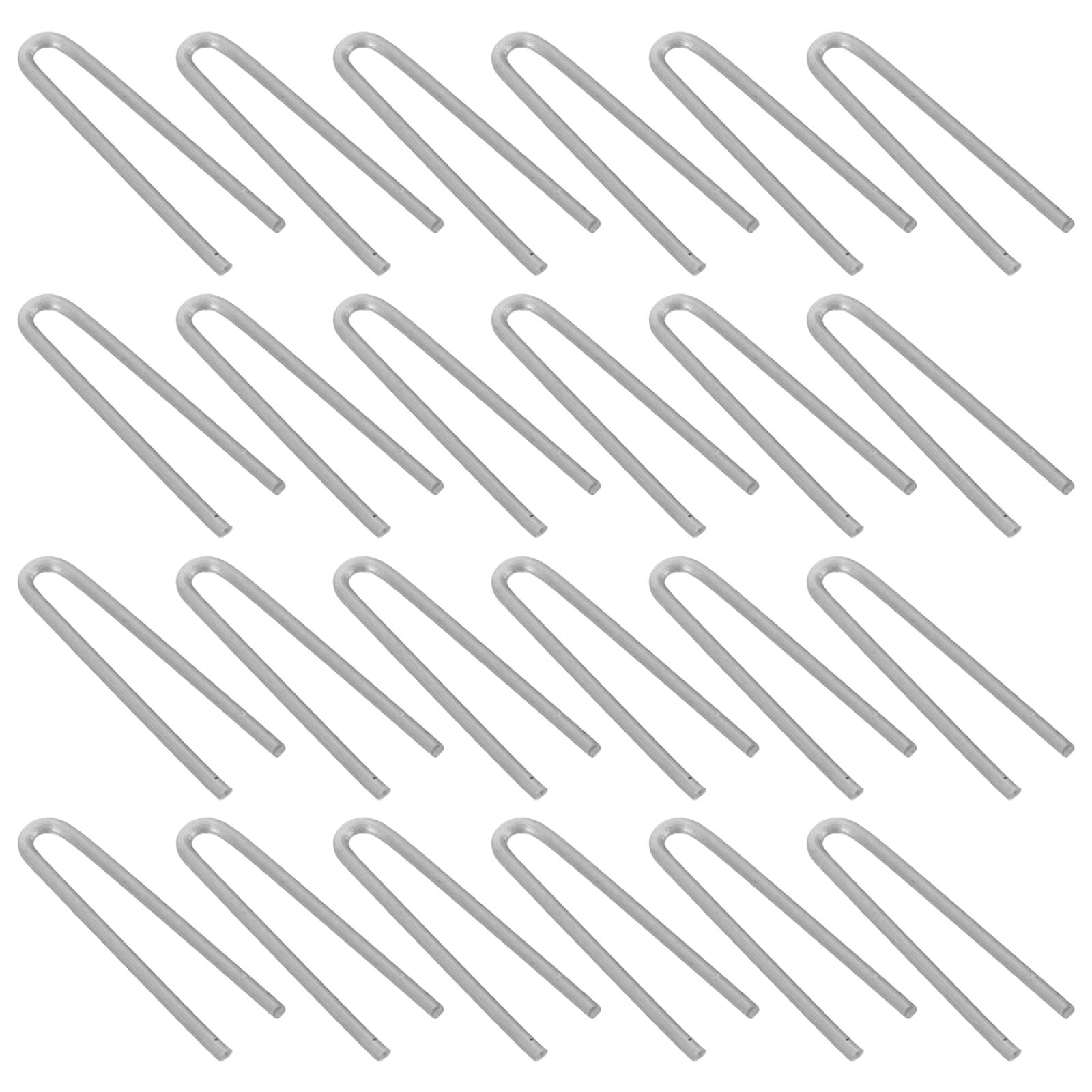 LOLIPPYY 100Pcs Flexible Nichrome U Hooks Plated Silver for Pottery ...