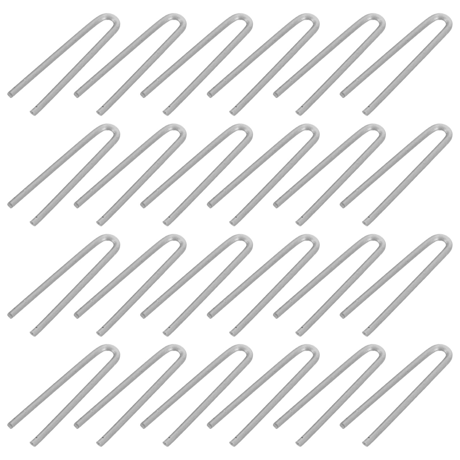 LOLIPPYY 100Pcs High Temperature Nichrome Wire U Hooks Silver Durable ...