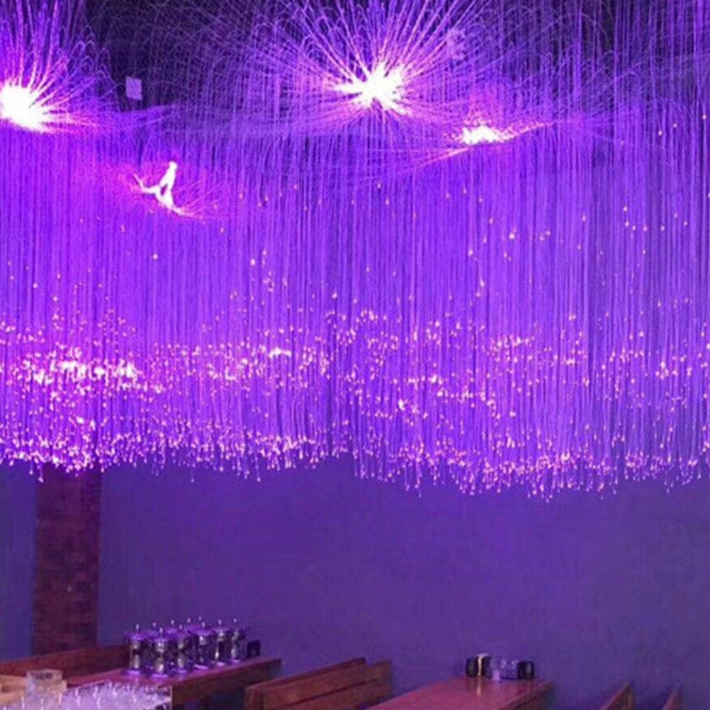LOLIPPYY 100Pcs LED Optical Fiber Lamp Fiber Optic Material Lighting ...